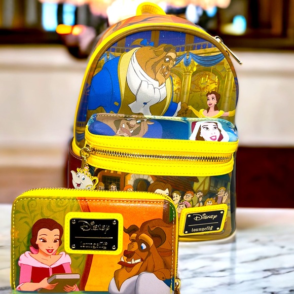 Loungefly | Bags | Disney Beauty And The Beast Belle Princess Scene ...